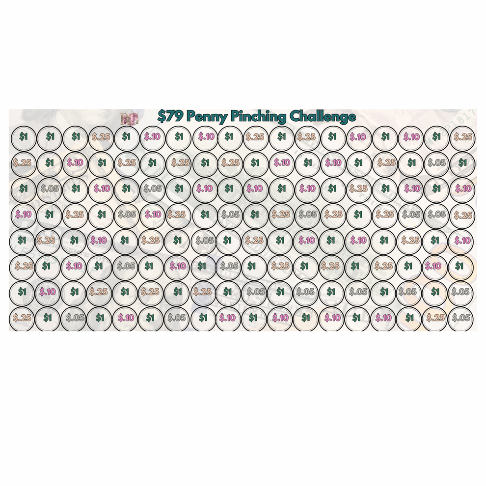 $79 Penny Pitching Saving Challenge – The rich girl lifestyle